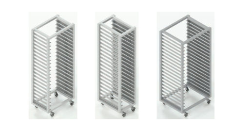 Carrelli e rastrelliere acciaio inox - Acciaio T&D